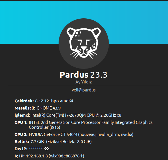 Pardus güncellemesi sonrası aşırı ısınma - Geri Bildirim - Pardus Forumları - TÜBİTAK BİLGEM